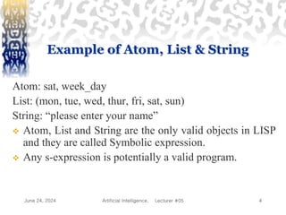 Artificial Intelligence Lecture Slide-05 | PPT