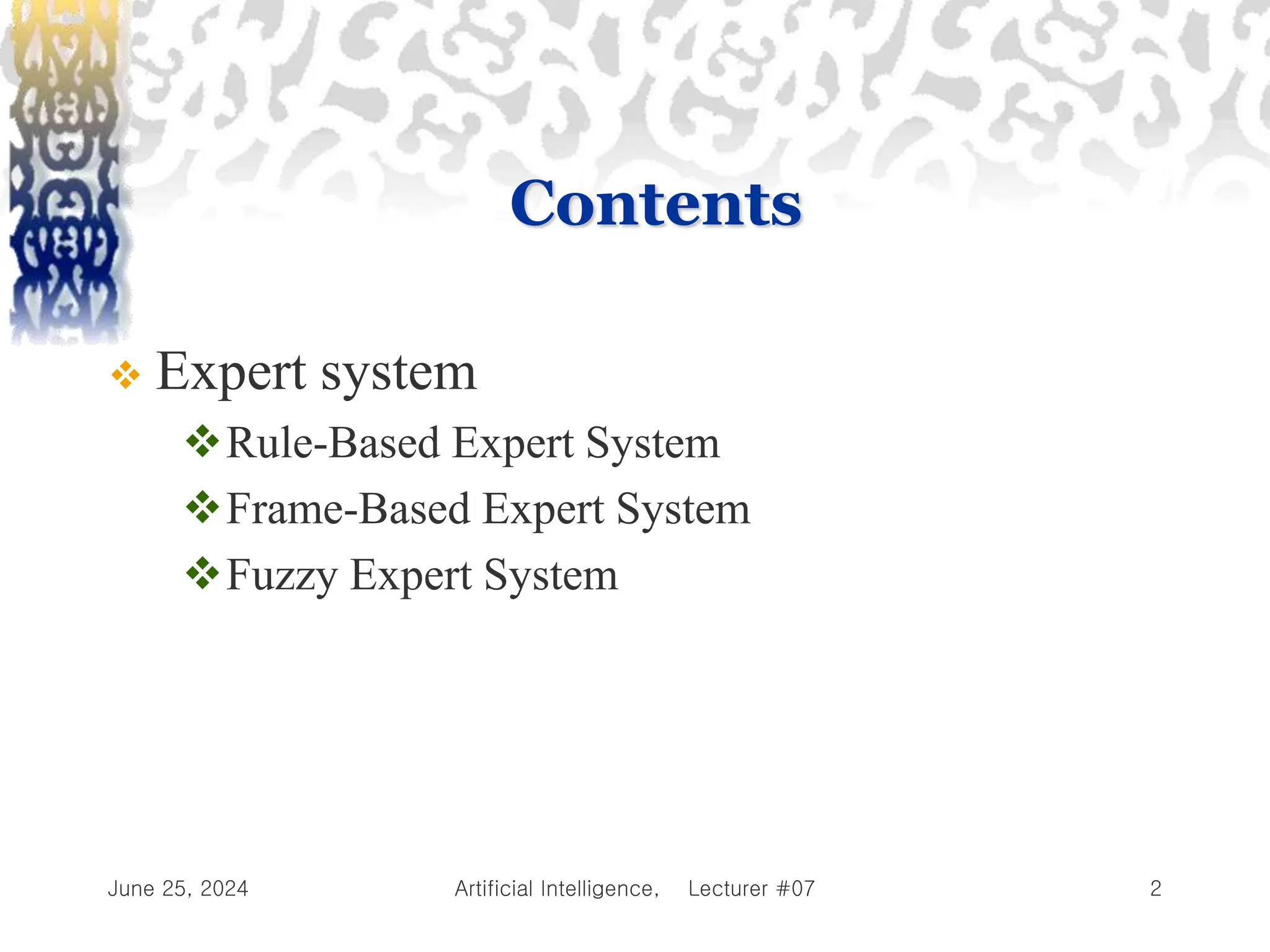 Artificial Intelligence Lecture Slide-07 | PPT | Artificial ...