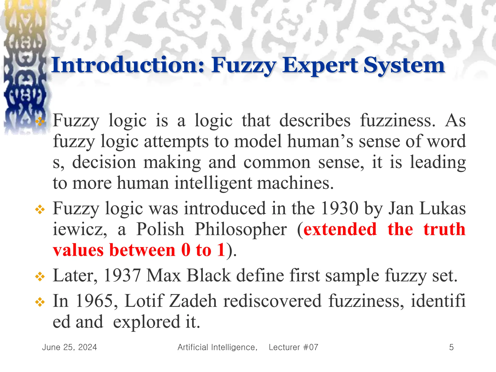 Artificial Intelligence Lecture Slide-07 | PPT | Artificial Intelligence | Technology & Computing