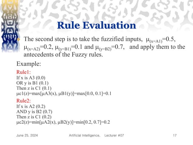 Artificial Intelligence Lecture Slide-07 | PPT
