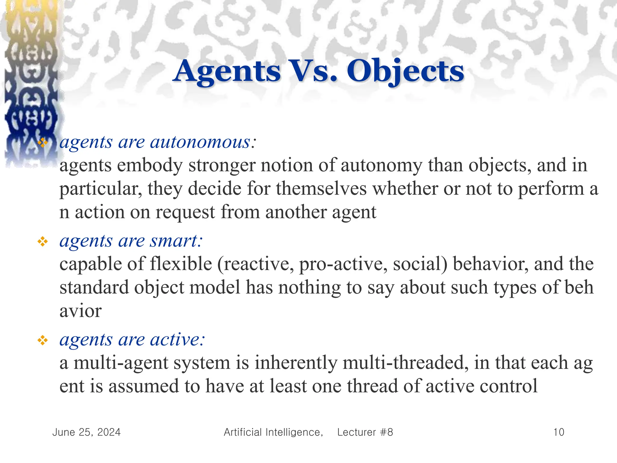 Artificial Intelligence Lecture Slide-08 | PPT