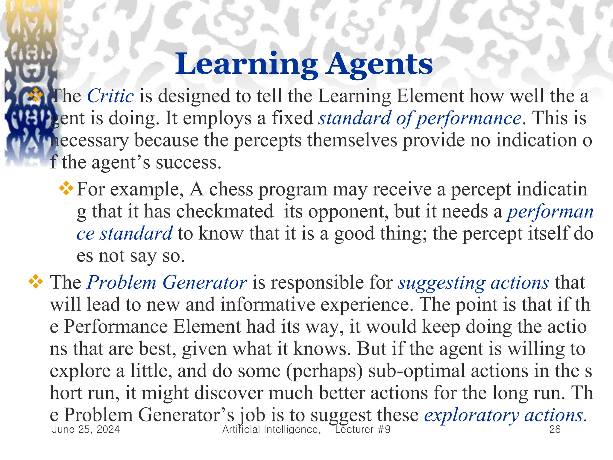 Artificial Intelligence Lecture Slide-09 | PPT