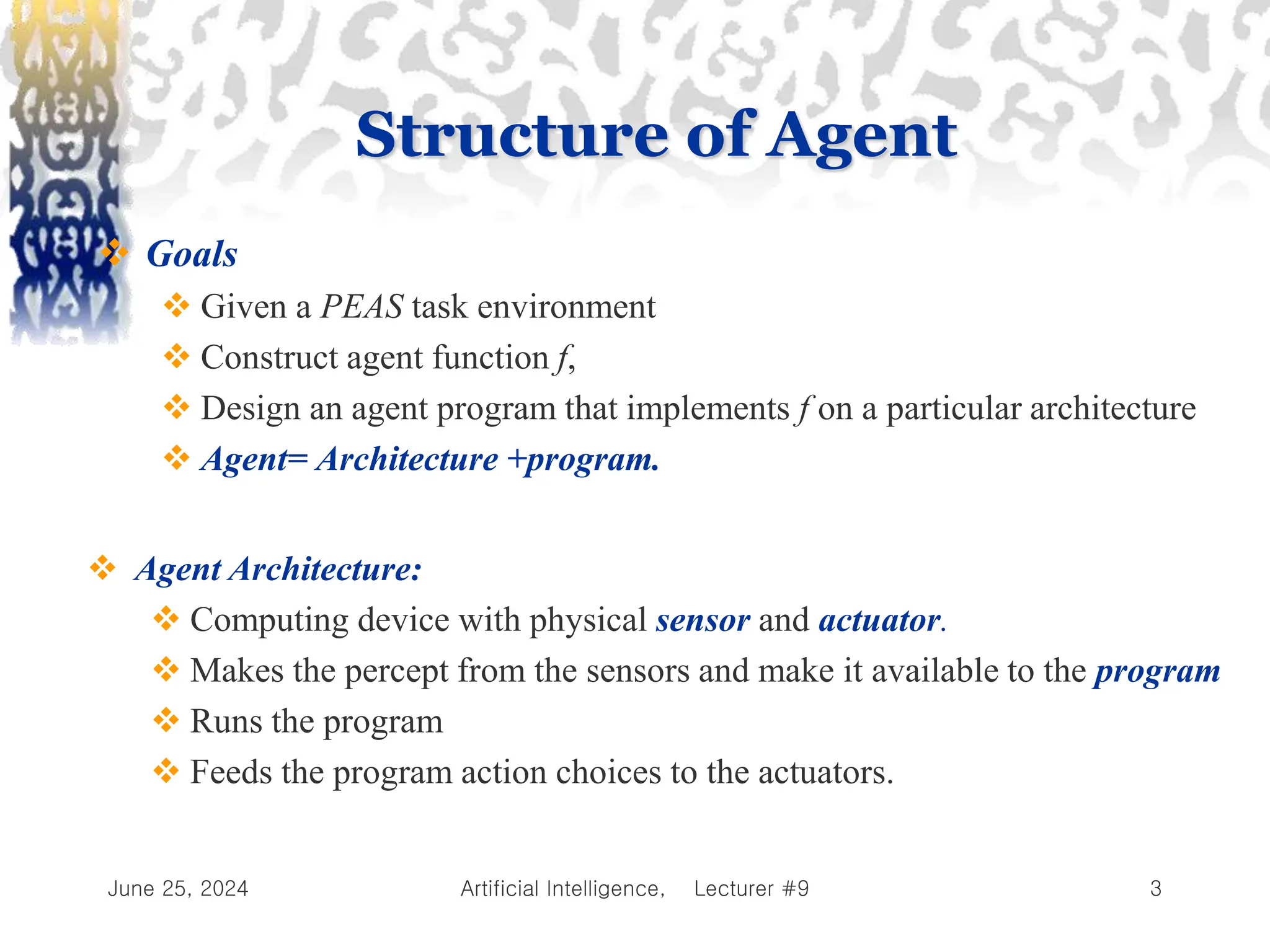 Artificial Intelligence Lecture Slide-09 | PPT