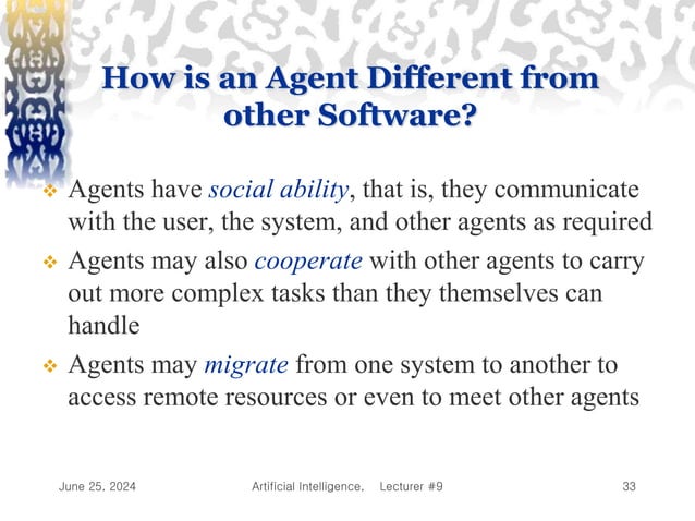 Artificial Intelligence Lecture Slide-09 | PPT