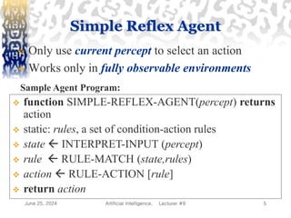 Artificial Intelligence Lecture Slide-09 | PPT