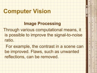 Ai lecture 03 computer vision | PPTX
