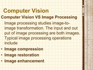 Ai lecture 03 computer vision | PPTX