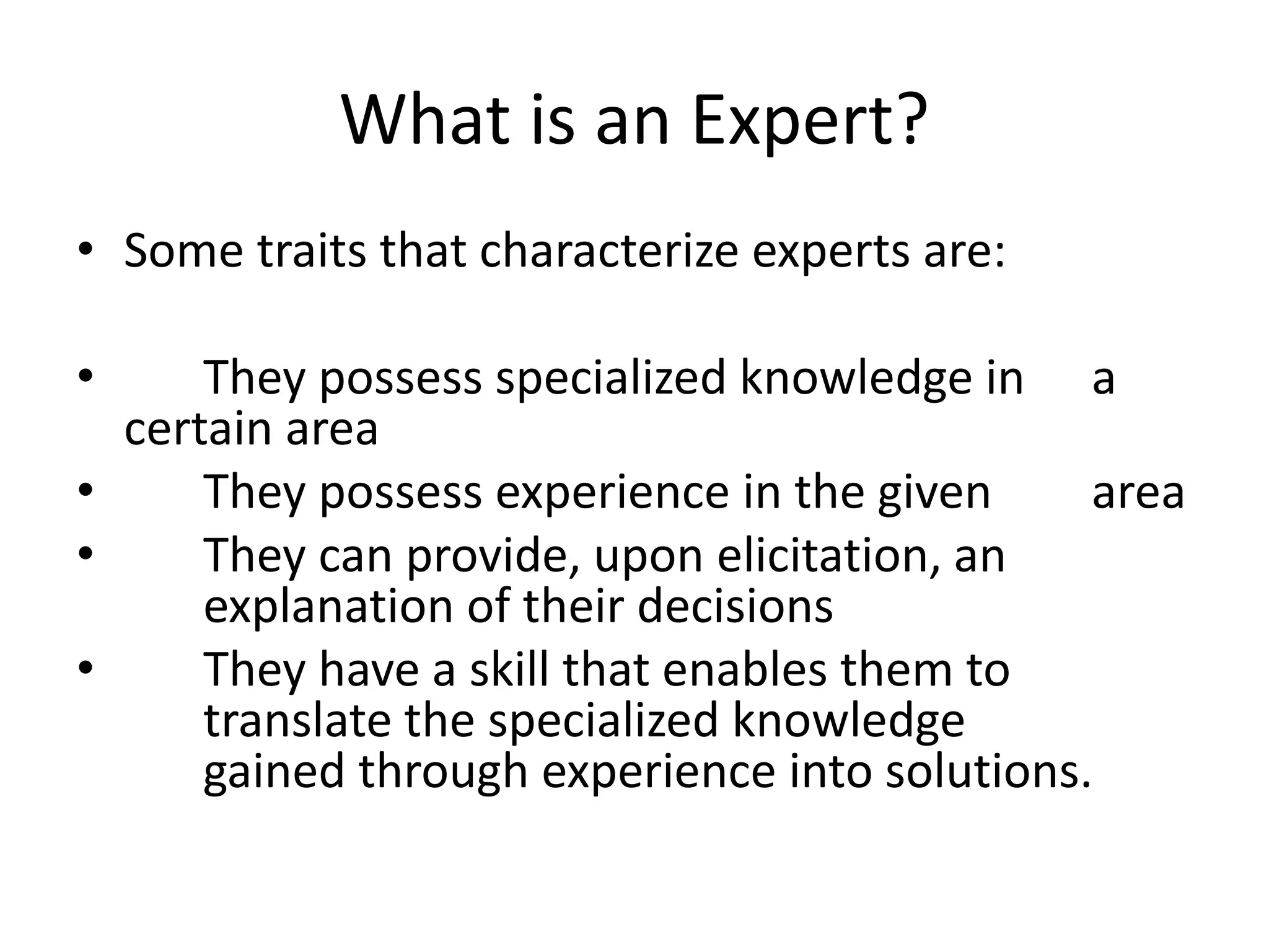 Ai lecture 05 expert system | PPTX