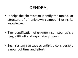 Ai lecture 06 applications of es | PPT