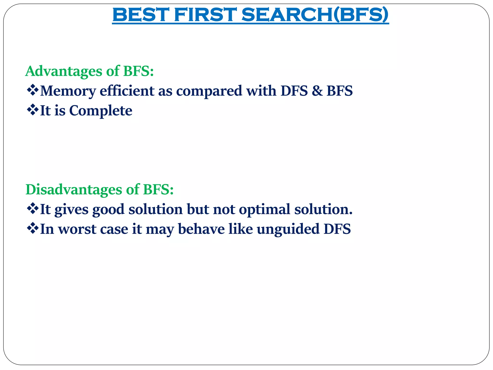 Iiterative Deepening Depth First Searchid Dfs Iiinformed Search In Artificial Intelligence 