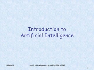 Artificial Intelligence | PPT