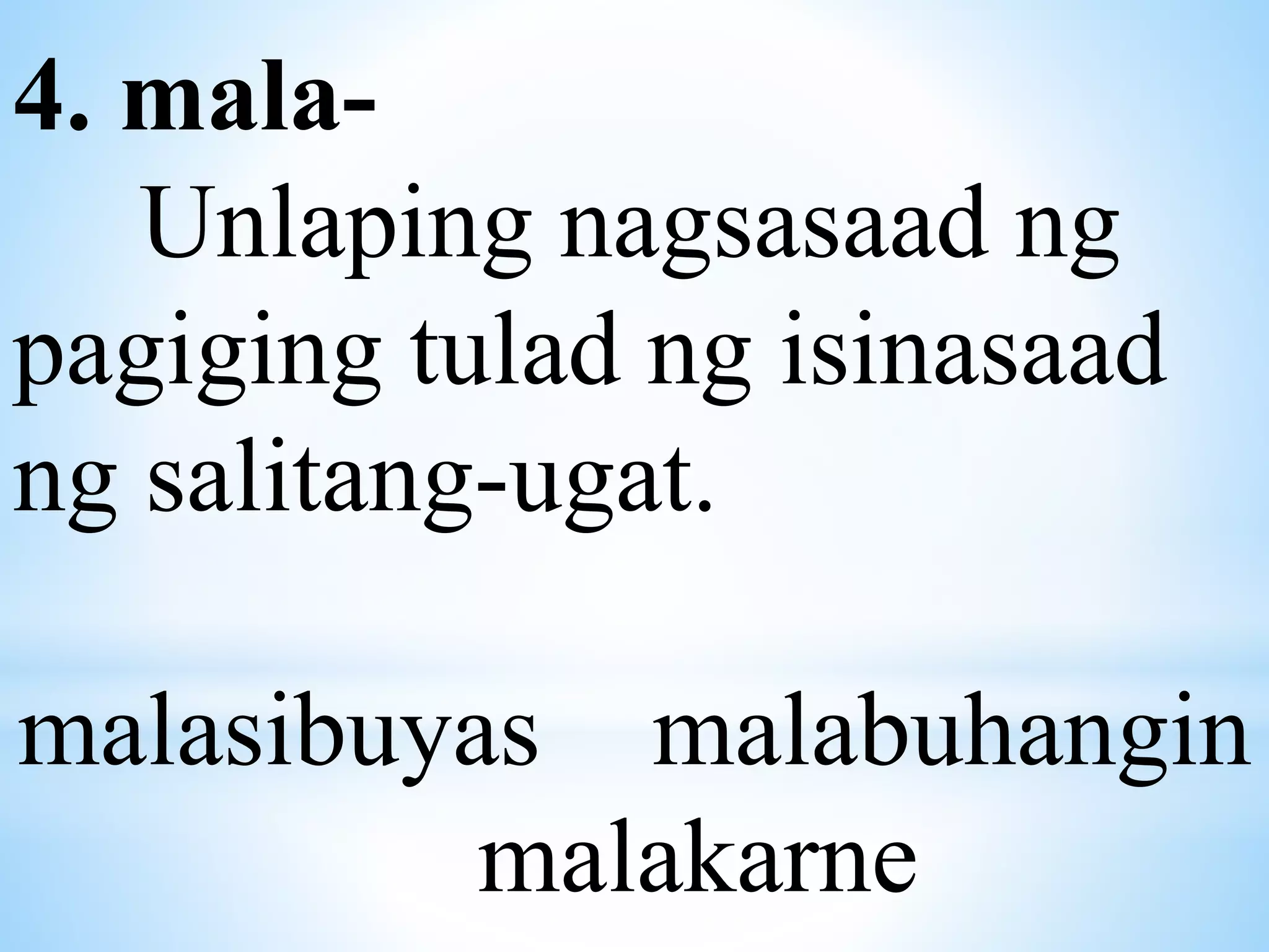 Mga Panlaping Makauri | PPTX