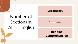 Ailet english preparation tips | PDF
