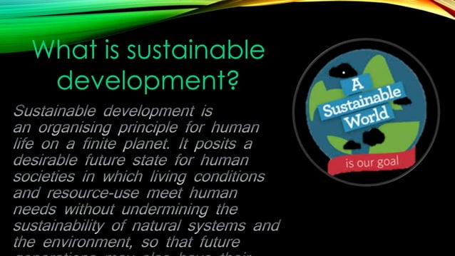 SUSTAINABLE DEVELOPMENT | PPT