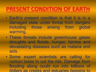 Ailing planet class 11 ENGLISH | PPTX