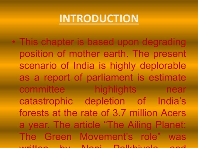 Ailing planet class 11 ENGLISH | PPTX | Environment | Science