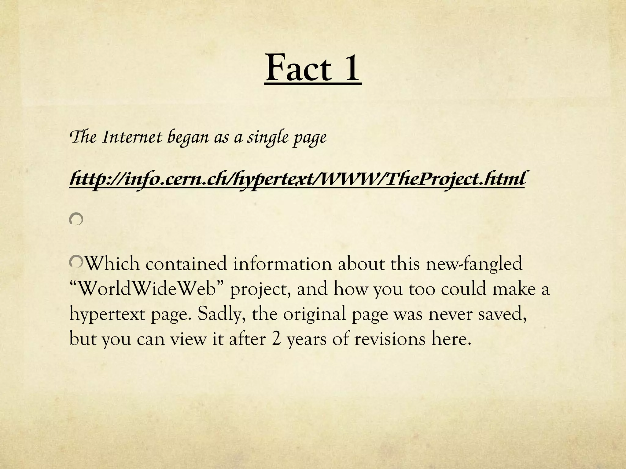 10 Fun Facts about the internet | PPT