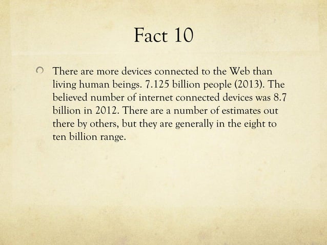 10 Fun Facts about the internet | PPT