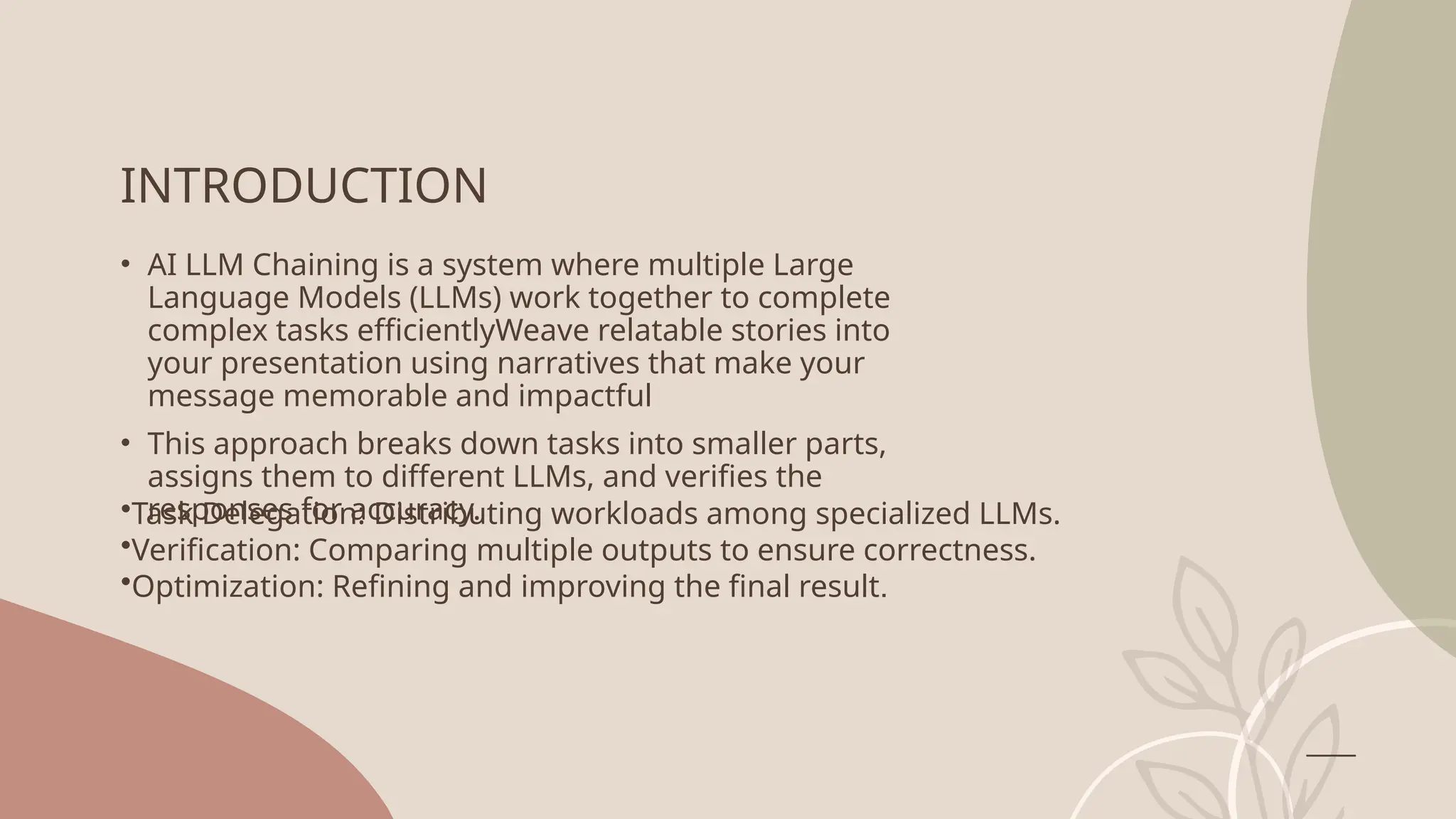 AI LLM Chaining (Multi-LLM Task Delegation )PPT (1).pptx