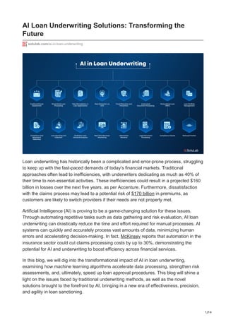 AI Loan Underwriting Solutions Transforming the Future.pdf
