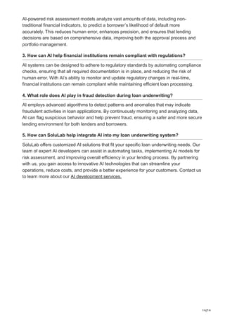 AI Loan Underwriting Solutions Transforming the Future.pdf
