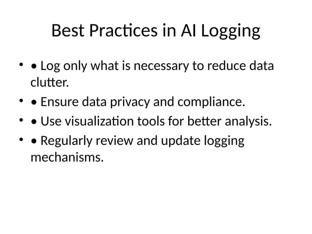 ai logs.pptx... this presentation is about AI logarithm | PPT