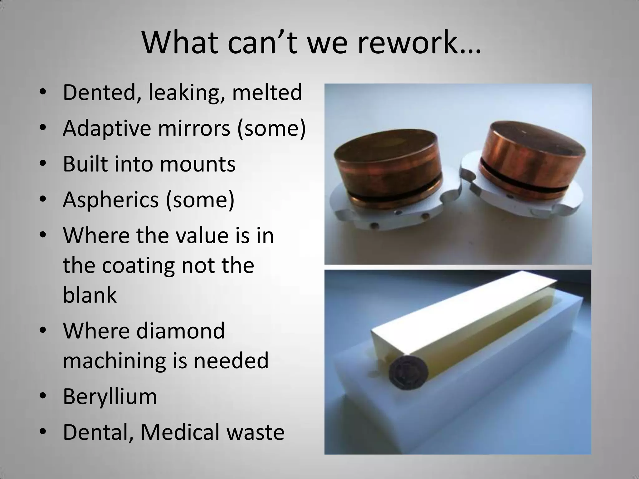 LBP Rework and Repair Laser Optics | PPT
