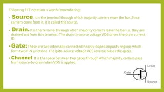 Aim-to study characterstics of fet (field effect [Autosaved].pptx ...