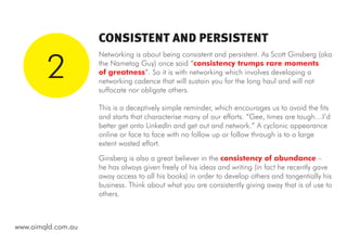 AIM 12 Tips for Networking | PDF