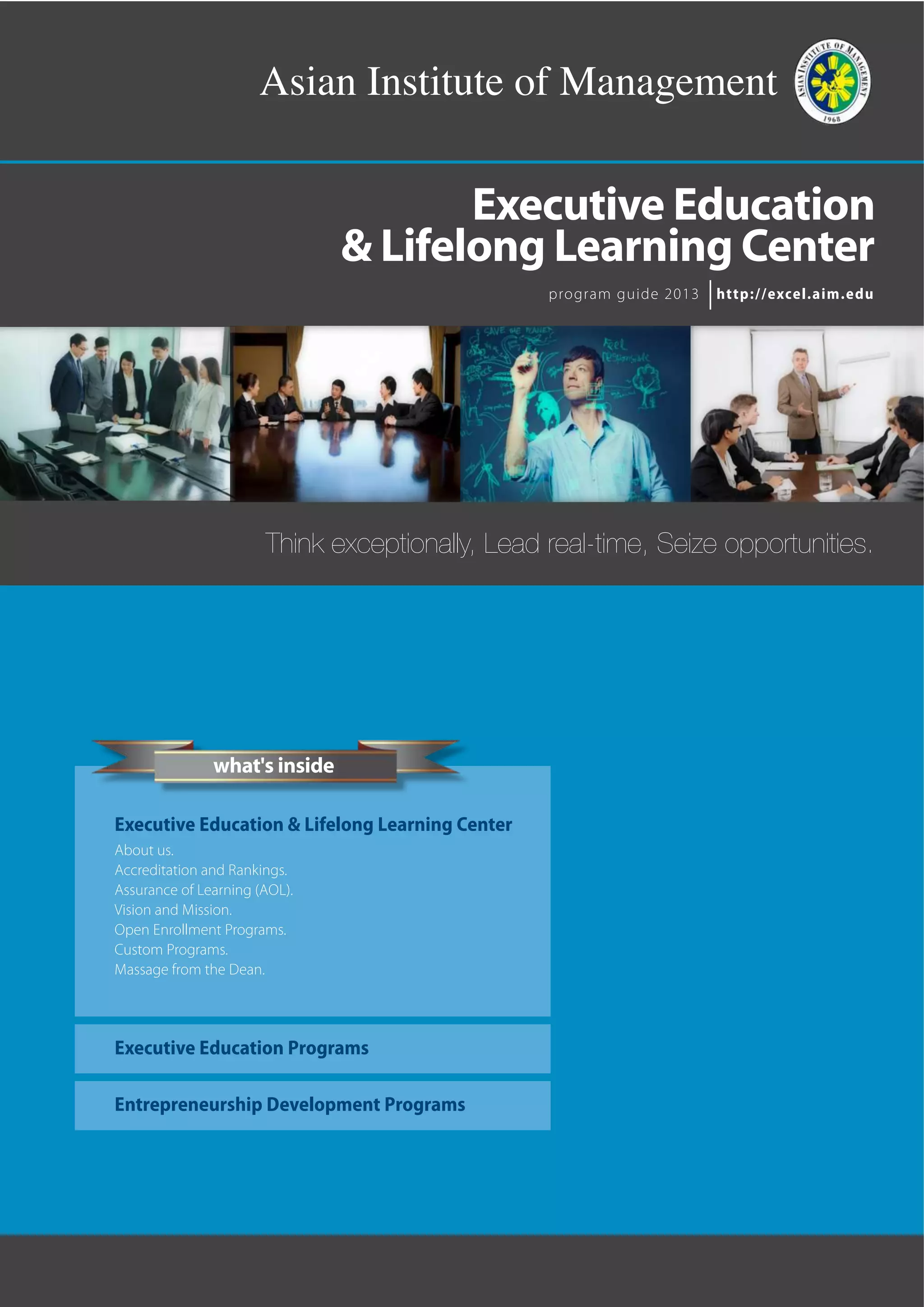 ASIAN INSTITUTE OF MANAGEMENT 2013 | PDF