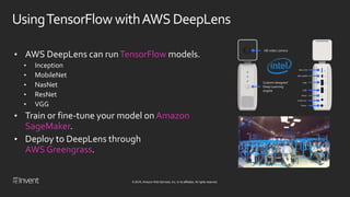AWS re:Invent 2018 - AIM401 - Deep Learning using Tensorflow | PPT