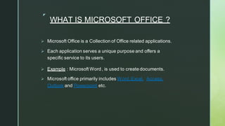 office file information working a method | PPTX