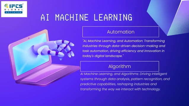 Power of AI and Machine Learning: Driving Innovation and Efficiency | PPT