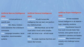 AI & Machine Learning in Education. for students of Educatins | PPTX
