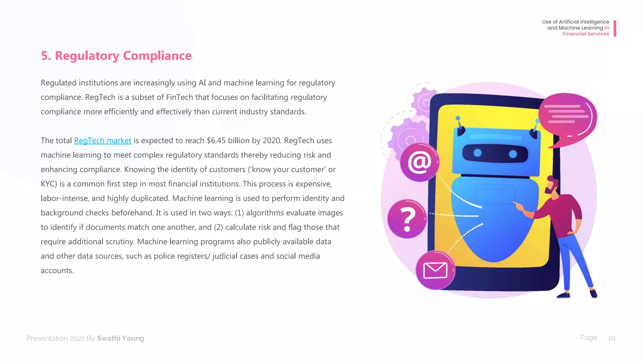 6 use cases of machine learning in Finance | PPTX