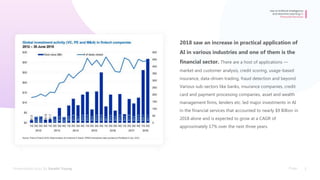 6 use cases of machine learning in Finance | PPTX