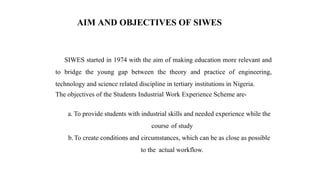 zack yusuf AIM AND OBJECTIVES OF SIWES.pptx
