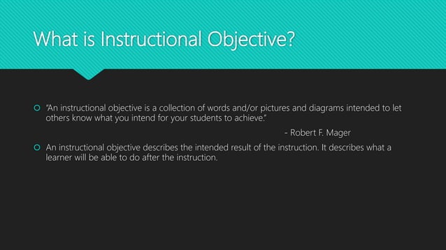 dimensions of instructional objectives | PPT