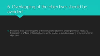 dimensions of instructional objectives | PPT