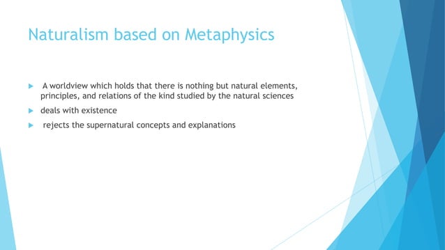 naturalism philosophy and education | PPT