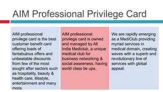 Aim Cards Presentation | PPT