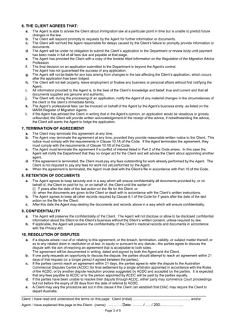MIGRATION AGENT/CLIENT AGREEMENT | PDF