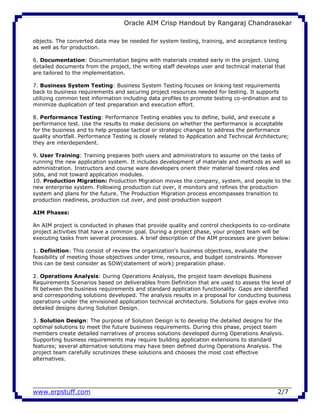 Aim crisp handout | PDF