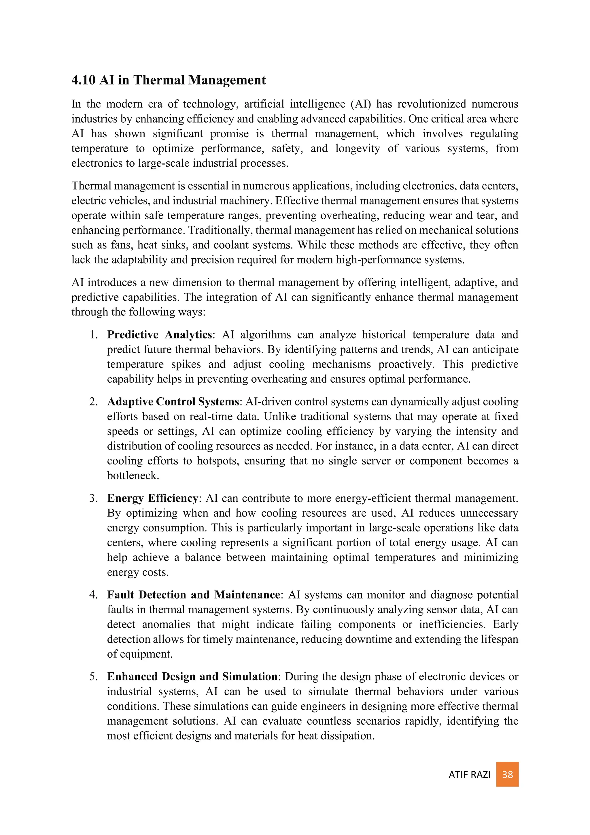 Applications of Artificial Intelligence in Mechanical Engineering | PDF