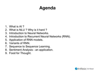 Introduction to Recurrent Neural Network with Application to Sentiment Analysis - Artifacia AI ...