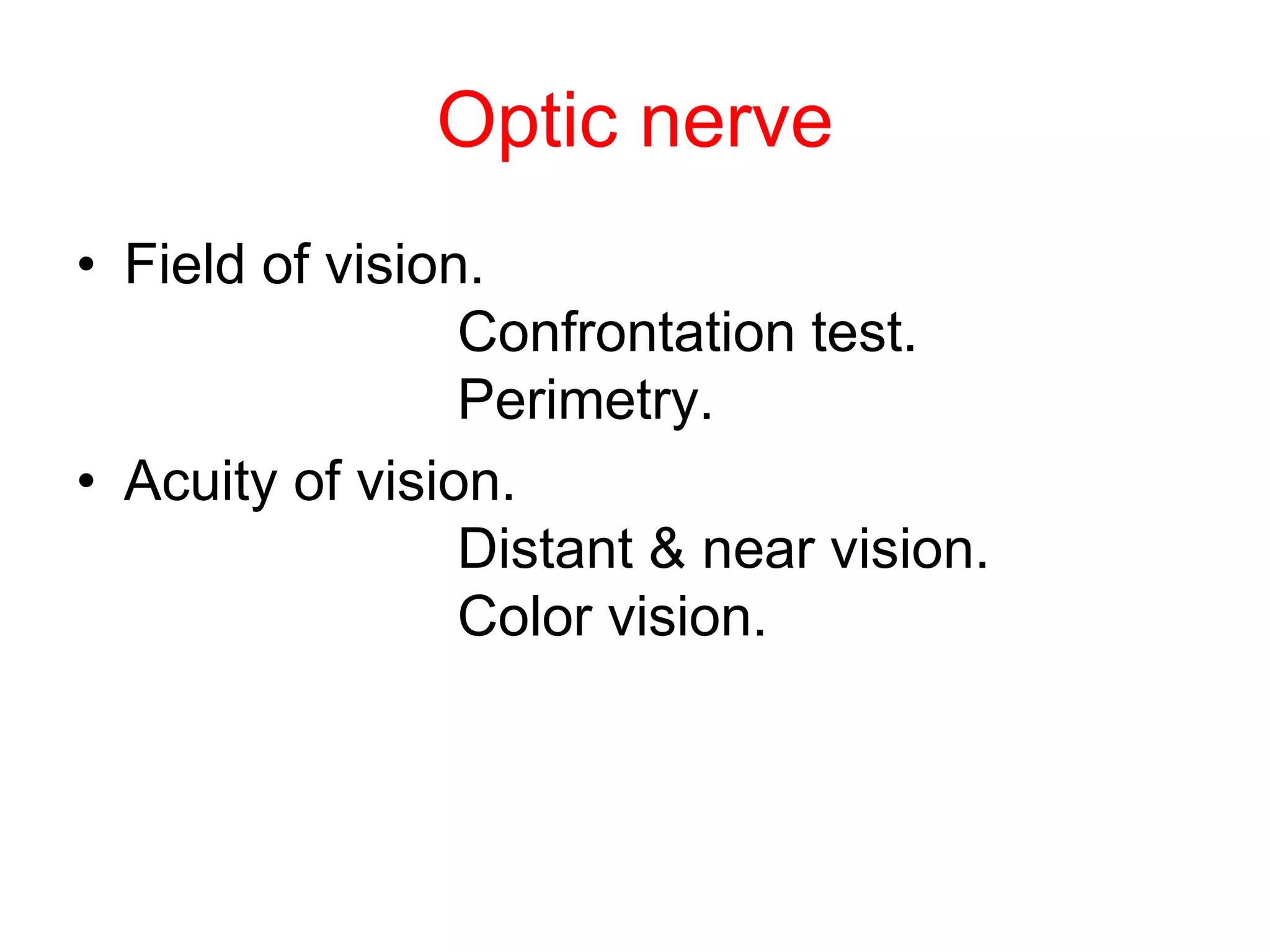Aim –Examination of cranial nerve.ppt