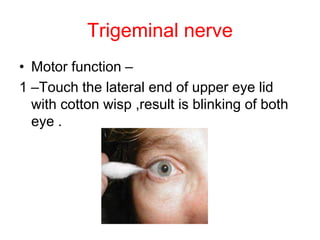 Aim –Examination of cranial nerve.ppt