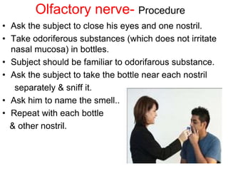 Aim –Examination of cranial nerve.ppt
