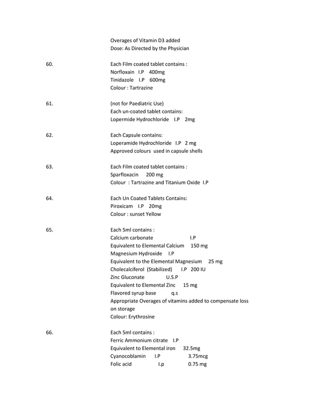 aimex pharma product list | PDF