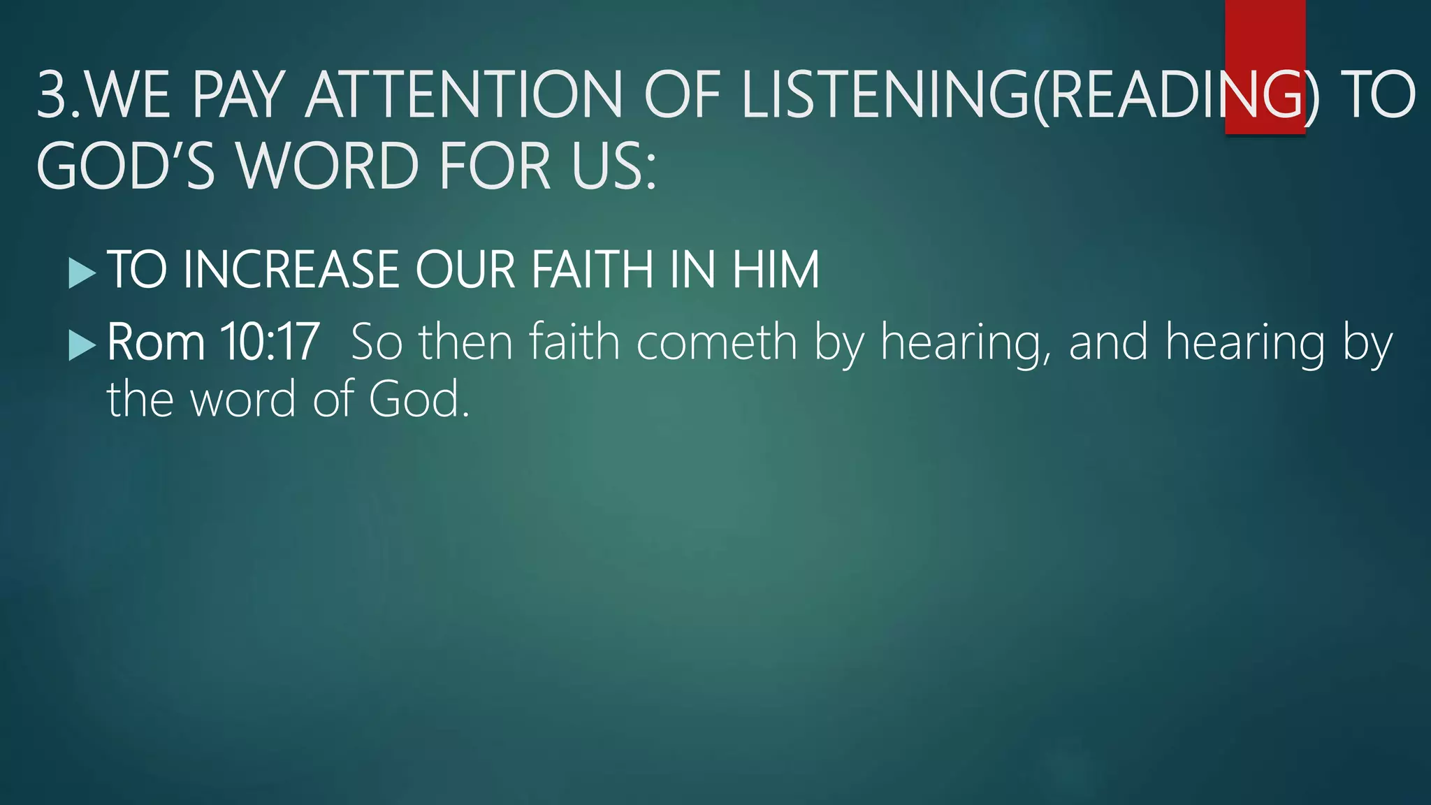 Aiming what is necessary to god | PPTX